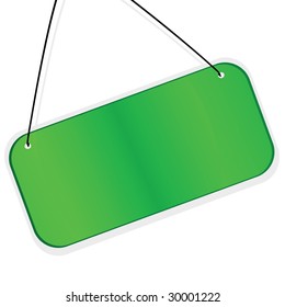 Green Labes Over White Background Vector Stock Vector (Royalty Free ...