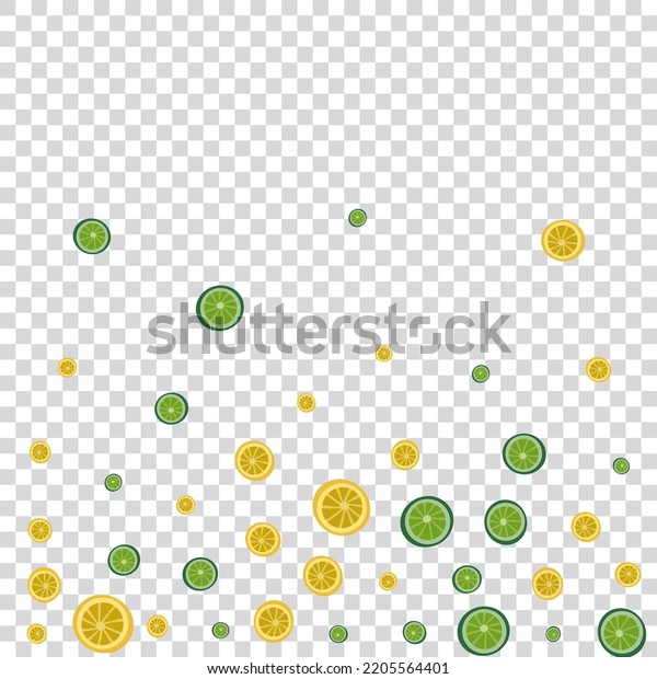 Green Lemon Background Transparent Vector Print Stock Vector (Royalty ...