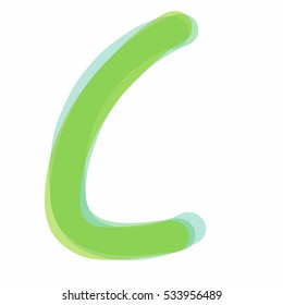 Green Letter C Stock Vector (Royalty Free) 533956489 | Shutterstock
