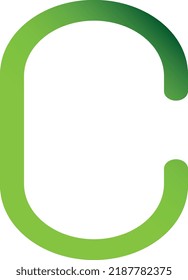 Green Letter C Logo Design Stock Vector (Royalty Free) 2187782375 ...