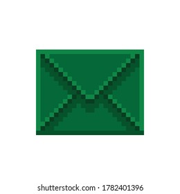 Green Letter Cartoon Vector Pixel Art Stock Vector (Royalty Free ...