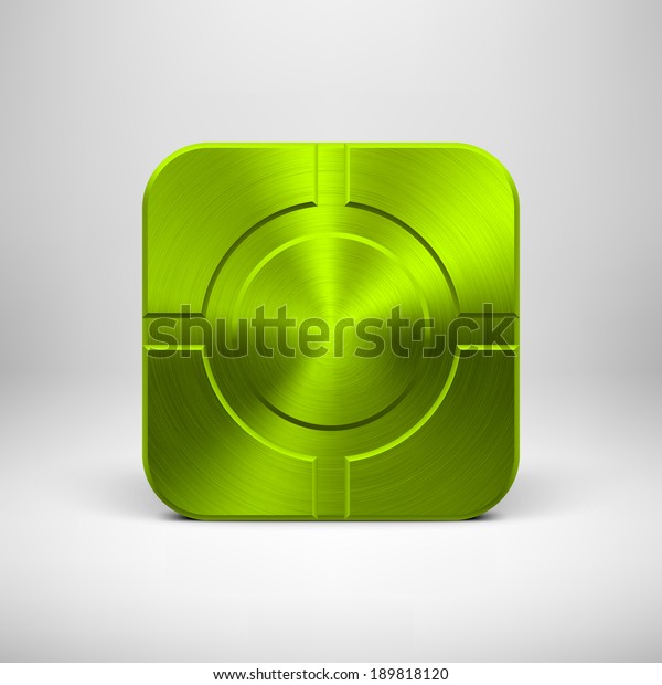 Green Lime Abstract Technology App Icon Stock Vector (Royalty Free ...