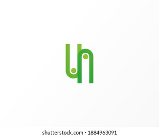 Green Line Logo Design Template Stock Vector (Royalty Free) 1884963091 ...