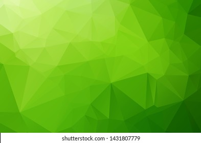 Green Low Poly Crystal Background Polygon Stock Vector (Royalty Free ...