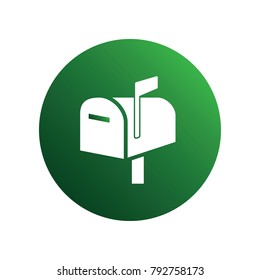 Green Mail Box Icon Stock Vector (Royalty Free) 792758173 | Shutterstock