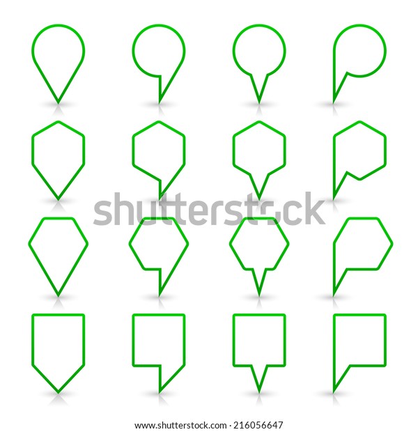 Green Map Pin Sign Location Icon: เวกเตอร์สต็อก (ปลอดค่าลิขสิทธิ์ ...