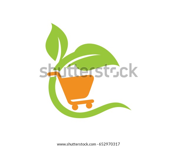 Green Market Logo Template Design Vector Stock Vector (Royalty Free ...