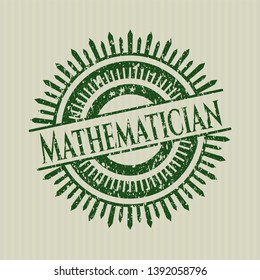 Green Mathematician Distressed Rubber Texture Stock Vector (Royalty ...