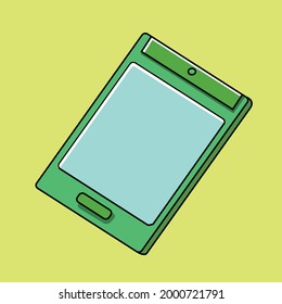 Green Mobile Phone Clipart Background Stock Vector (Royalty Free ...