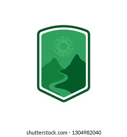 Green Mountain Logo Stock Vector (Royalty Free) 1304982040 | Shutterstock
