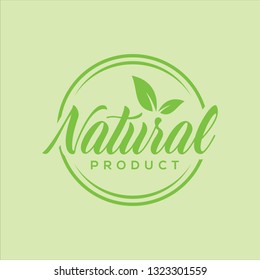 Green Natural Logo Vector Stock Vector (Royalty Free) 1323301559 ...