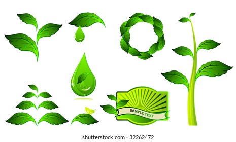 Green Nature Symbol Stock Vector (Royalty Free) 32262472 | Shutterstock