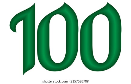 1,411 Numeral 100 Images, Stock Photos & Vectors | Shutterstock