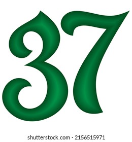2,768 Number 37 Stock Vectors, Images & Vector Art | Shutterstock