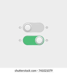 Online Offline Button Sign Icon Vector Stock Vector (Royalty Free ...