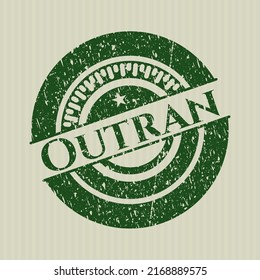 Green Outran Distressed Rubber Texture Stock Vector (Royalty Free ...