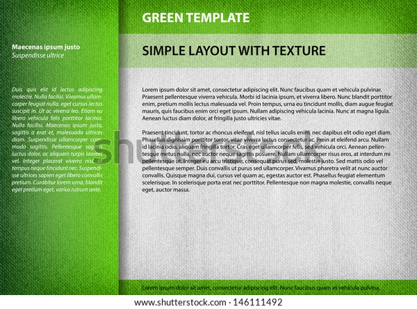 Green Page Layout Texture Stock Vector (Royalty Free) 146111492 ...