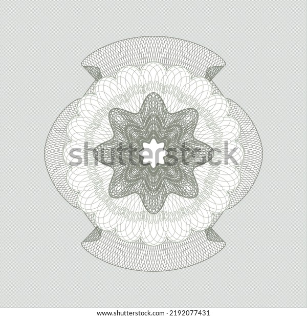 Green Passport Money Rosette Vector Illustration Stock Vector (Royalty ...