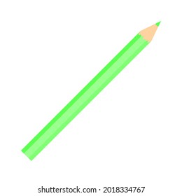 Green Pencil Pencil Icon Green Pencil Stock Vector (Royalty Free ...