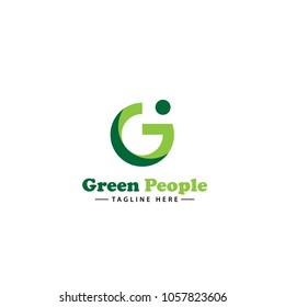 Green People Logo Vector Stock Vector (Royalty Free) 1057823606 ...