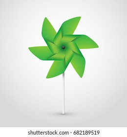 Green Pinwheel Stock Vector (Royalty Free) 682189519 | Shutterstock