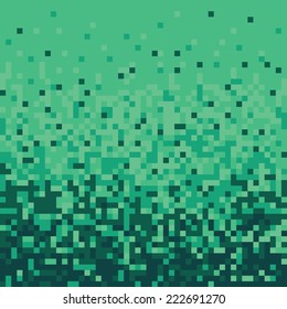 Green Pixel Art Style Pixel Background Stock Vector (Royalty Free ...