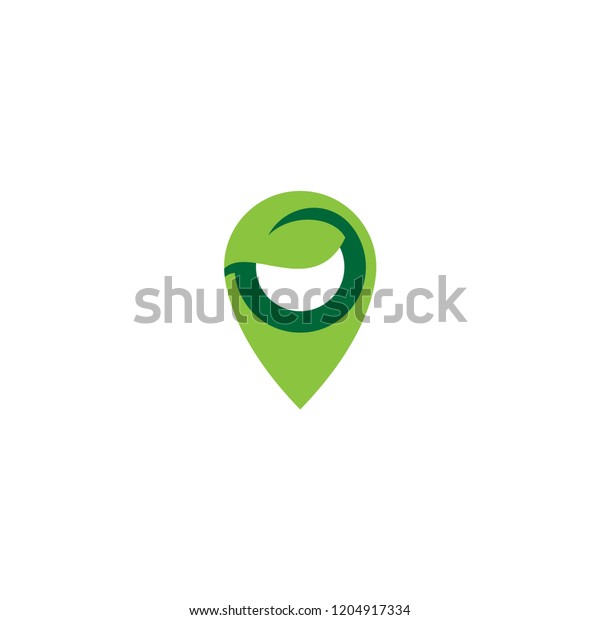 Green Place Logo Green Place Location Stock Vector (Royalty Free ...