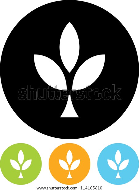 Green Plant Shoot Vector Icon Isolated Stock Vector (Royalty Free ...