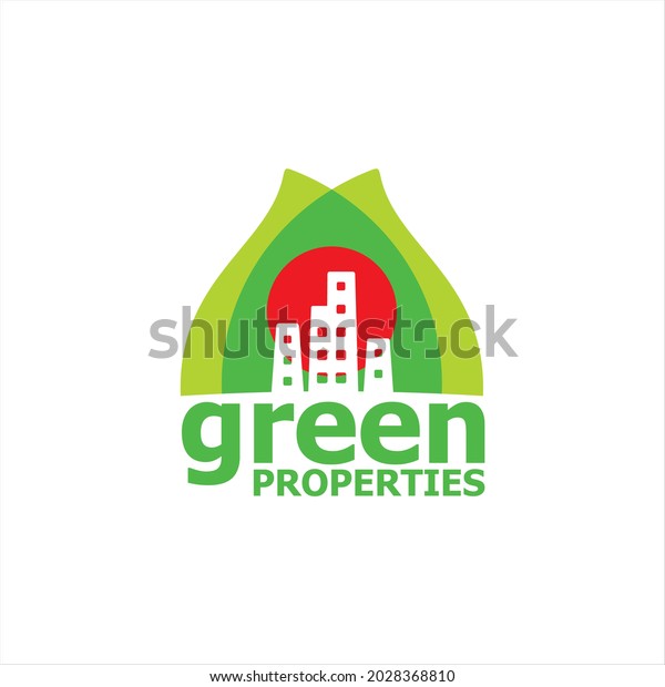 Green Property Real Estate Vector Logo Stock Vector (Royalty Free ...