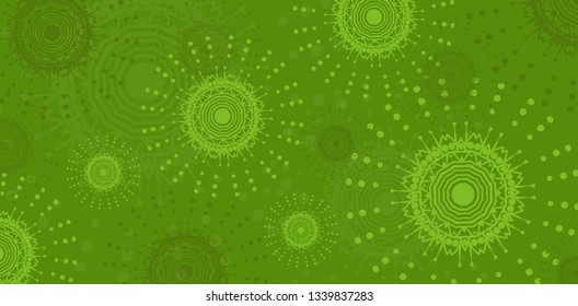 Green Radial Background Stock Vector (Royalty Free) 1339837283 ...