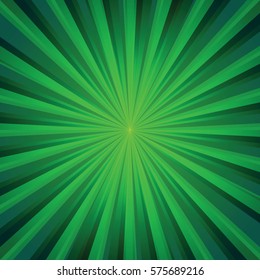Green Ray Star Burst Background Stock Vector (Royalty Free) 575689216 ...