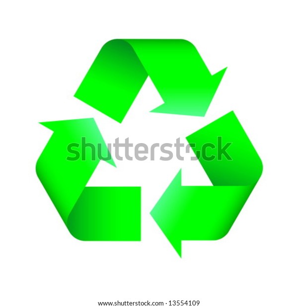 Green Recycling Logo Vector Illustration Stock Vector (Royalty Free ...