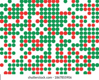 Green Red Dots On White Background Stock Vector (Royalty Free ...