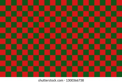 Green Red Square Checkered Background Stock Vector (Royalty Free ...