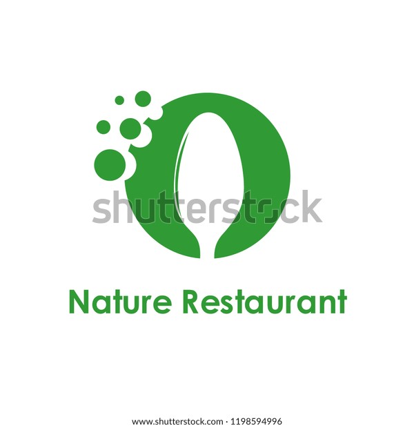 Green Restaurant Logo Template Stock Vector (Royalty Free) 1198594996 ...