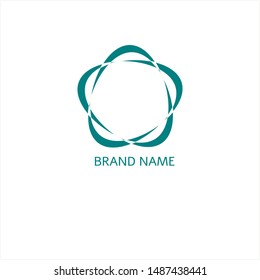 Green Round Logo Concept Technology Business Stock Vector (Royalty Free ...