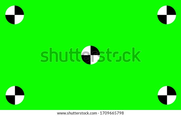 Green Screen Tracking Motions Mark Vector Stock Vector (Royalty Free ...