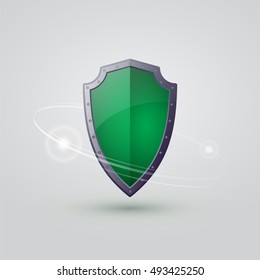Vector Green Shield Stock Vector (Royalty Free) 470827823 | Shutterstock