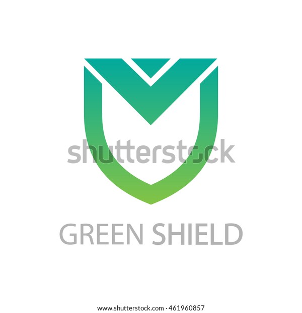 Green Shield Logo Concept Stock Vector (Royalty Free) 461960857 ...