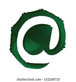 Green Sign White Background Stock Vector (Royalty Free) 152268710 ...