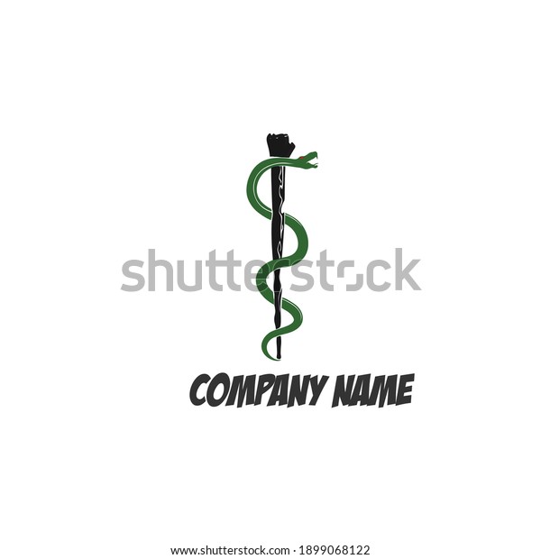 Green Snake Logo Design Concept Simple Stock Vector (Royalty Free ...