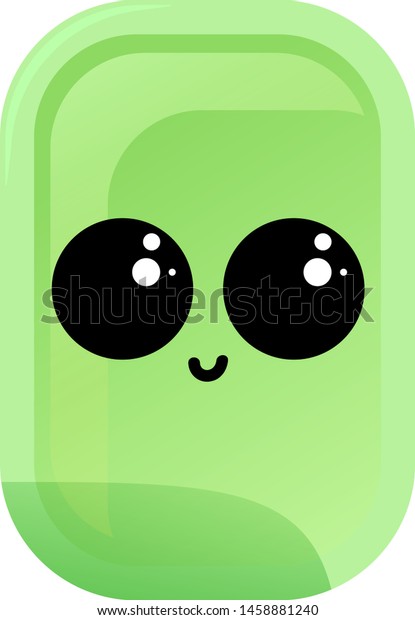 Green Soap Eyes Illustration Vector On Stock Vector (Royalty Free ...