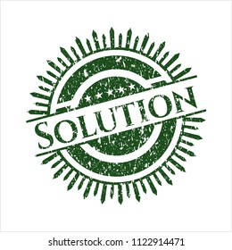 Green Solution Rubber Grunge Texture Seal Stock Vector (Royalty Free ...