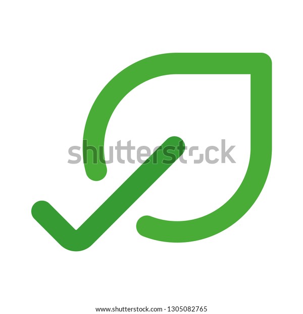 Green Standards Quality Sign Green Tick Stock Vector (Royalty Free ...