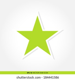 Green Star Vector Icon Stock Vector (Royalty Free) 184441586 | Shutterstock