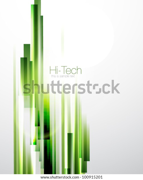 Green Straight Lines Abstract Background Stock Vector (Royalty Free ...