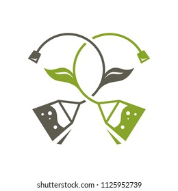 Green Tea Sign Stock Vector (Royalty Free) 1125952739 | Shutterstock