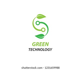 Green Technology Logo Icon Stock Vector (Royalty Free) 1231659988 ...