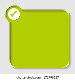 Green Text Box Any Text Check Stock Vector (Royalty Free) 171798527