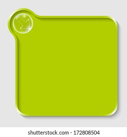 Green Text Box Any Text Transparent Stock Vector (Royalty Free ...